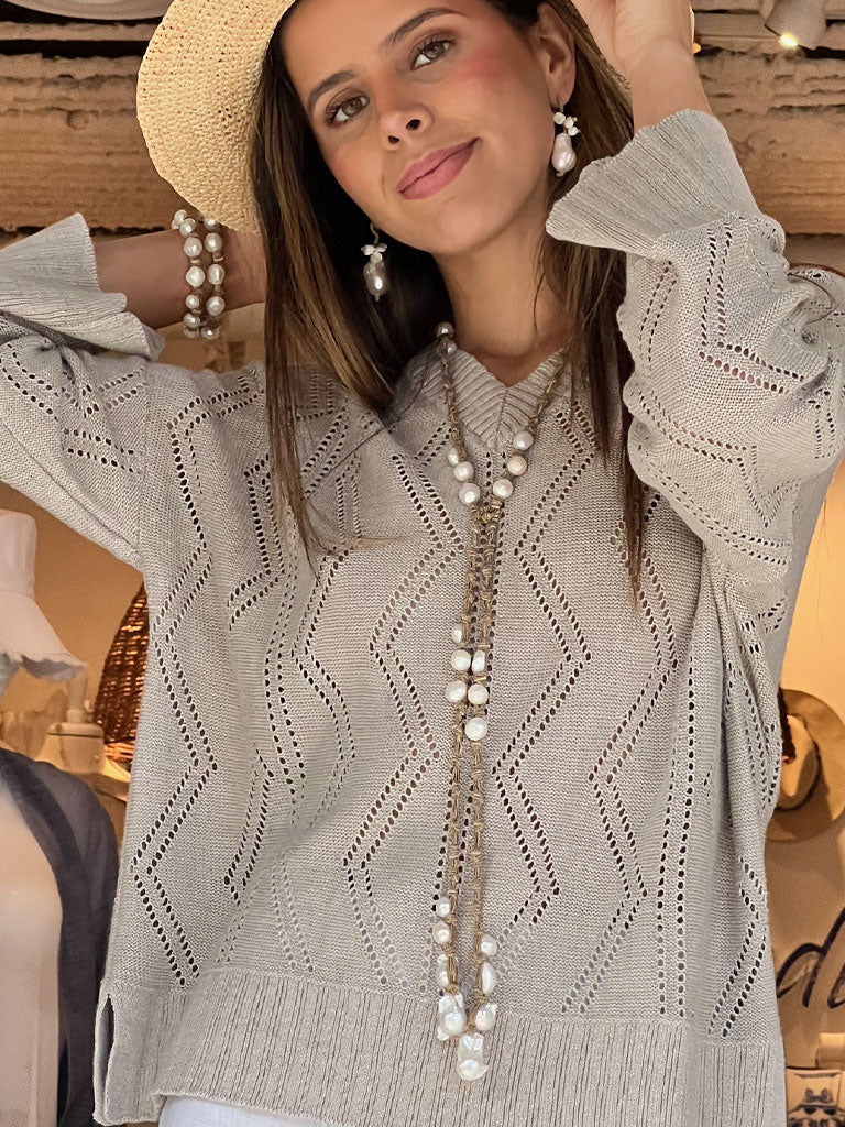 Moletta Pearl Lariat | CocoIndigo